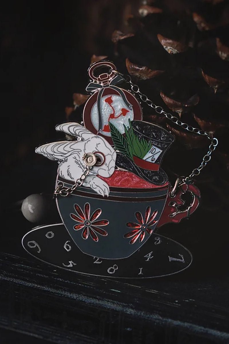 Dark Wonderland Enamel Pin Vampirefreaks