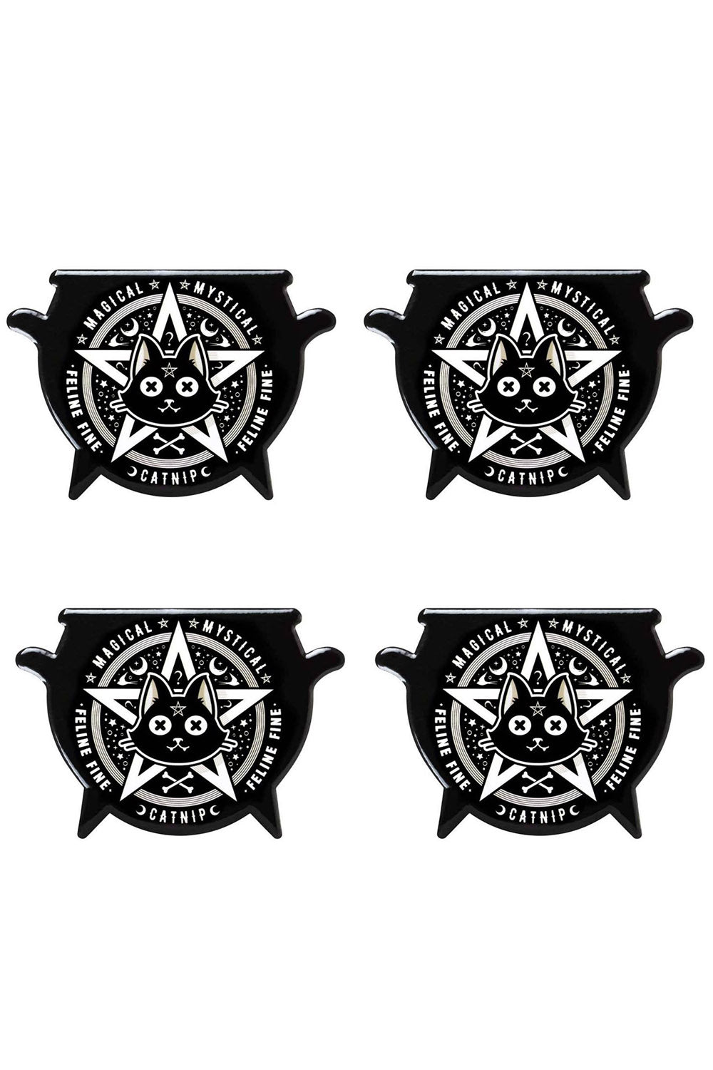 Magical Catnip Cauldron Coaster Set – VampireFreaks