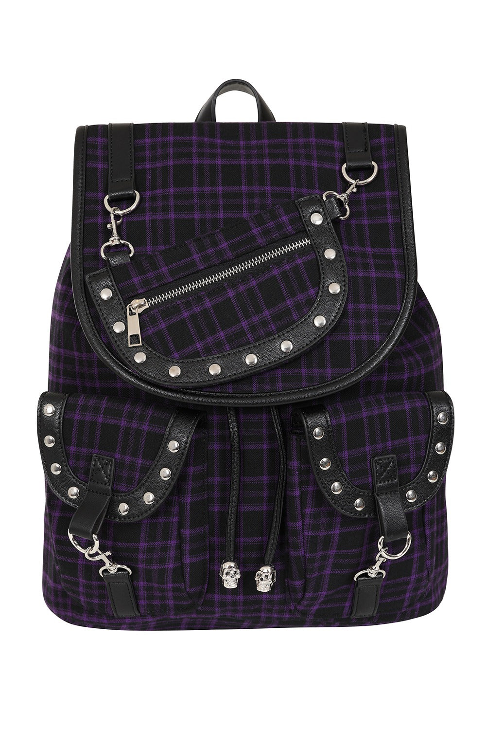 Purple Plaid Backpack – VampireFreaks