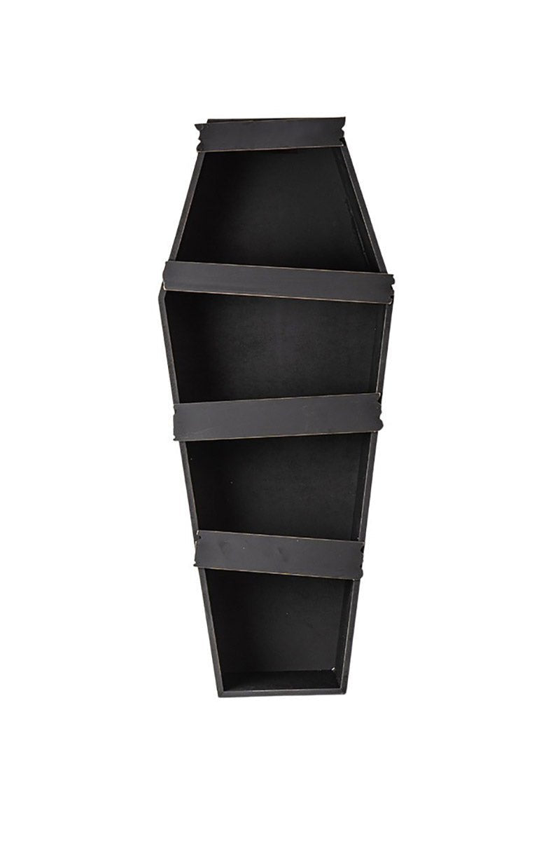 30" Distressed Haunted House Coffin Display Shelf – VampireFreaks