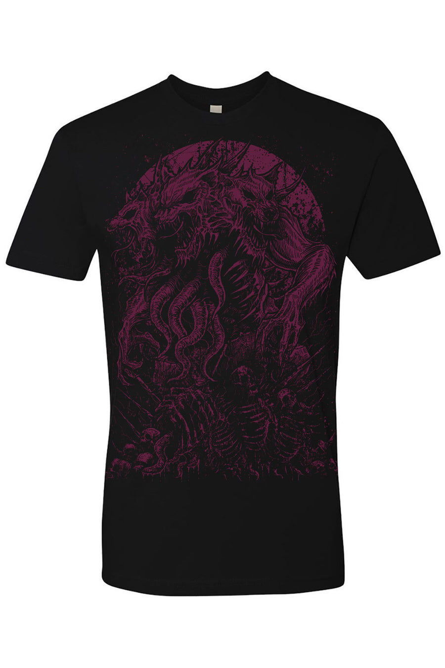 Three-Headed Werewolf T-shirt [WINE RED] – VampireFreaks