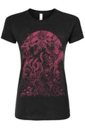 Three-Headed Werewolf T-shirt [WINE RED] – VampireFreaks