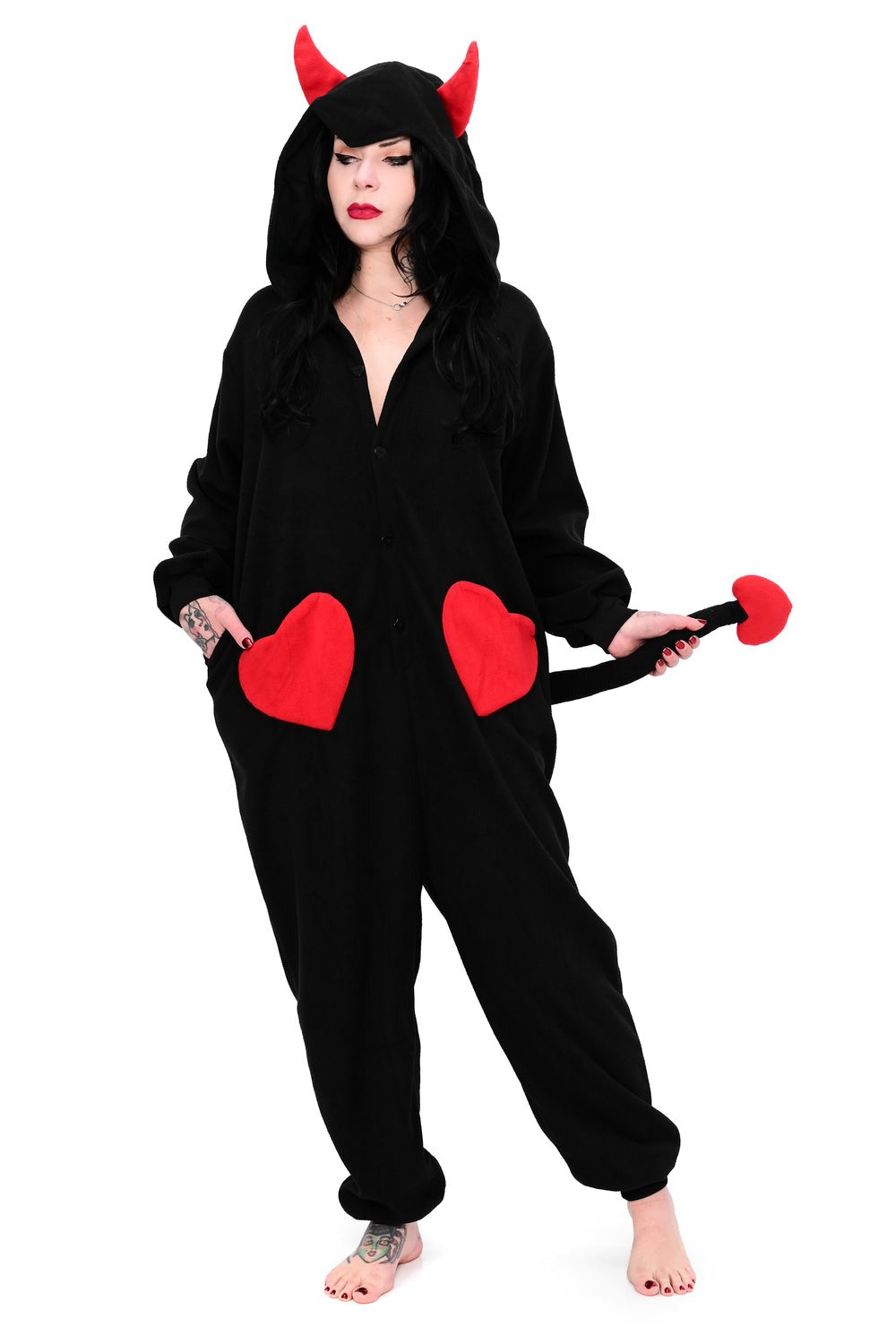 Devil Onsie [Black] – VampireFreaks