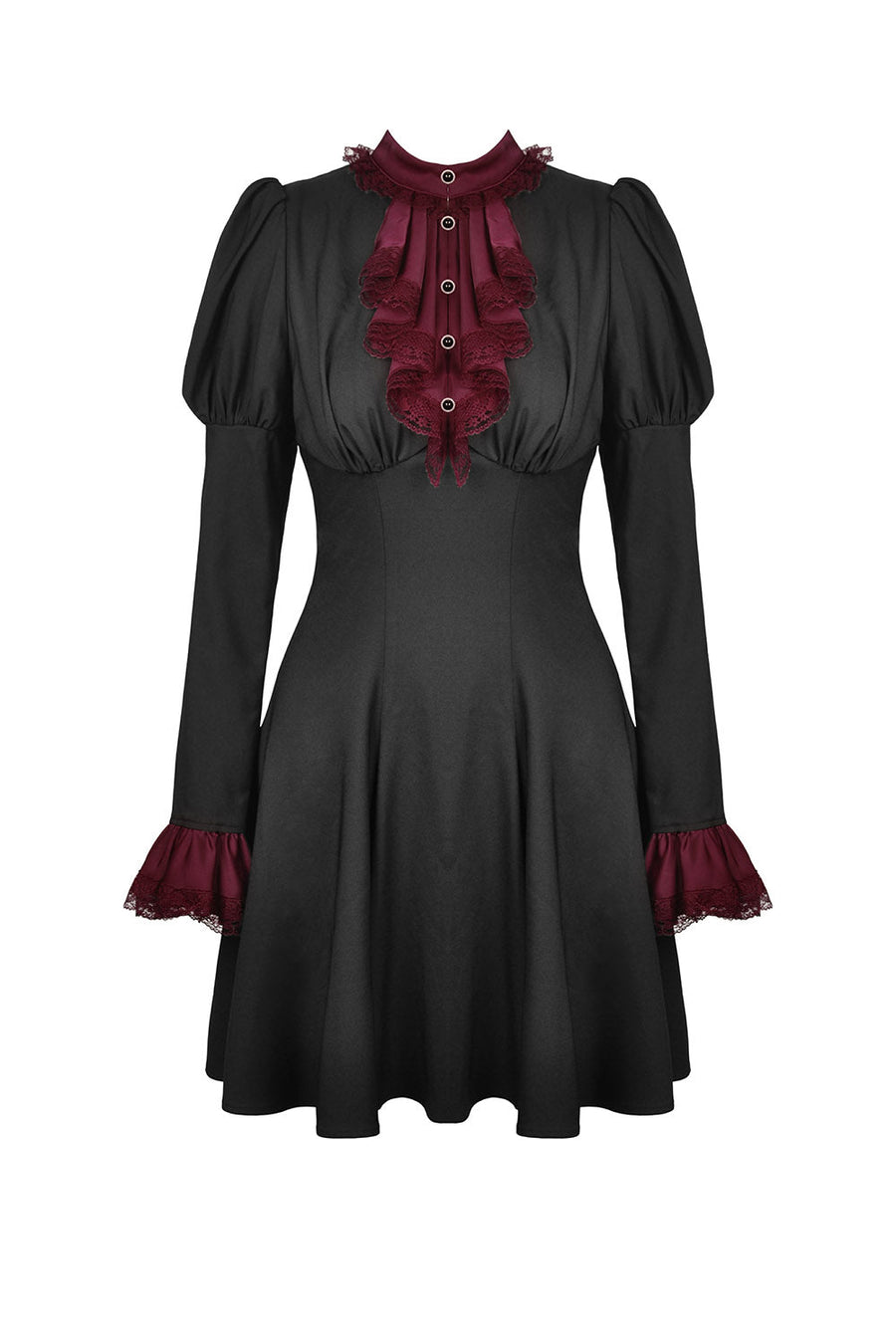 Autumnal Goth Ruffle Dress – VampireFreaks