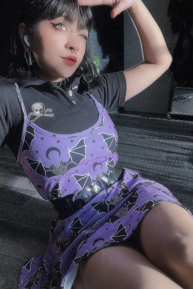 Two Headed Bat Skater Dress – VampireFreaks