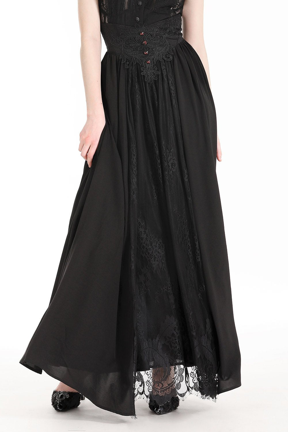 Bloodline Vampire Goth Maxi Skirt – VampireFreaks