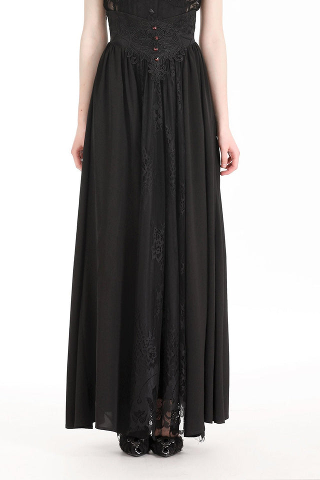 Bloodline Vampire Goth Maxi Skirt – VampireFreaks
