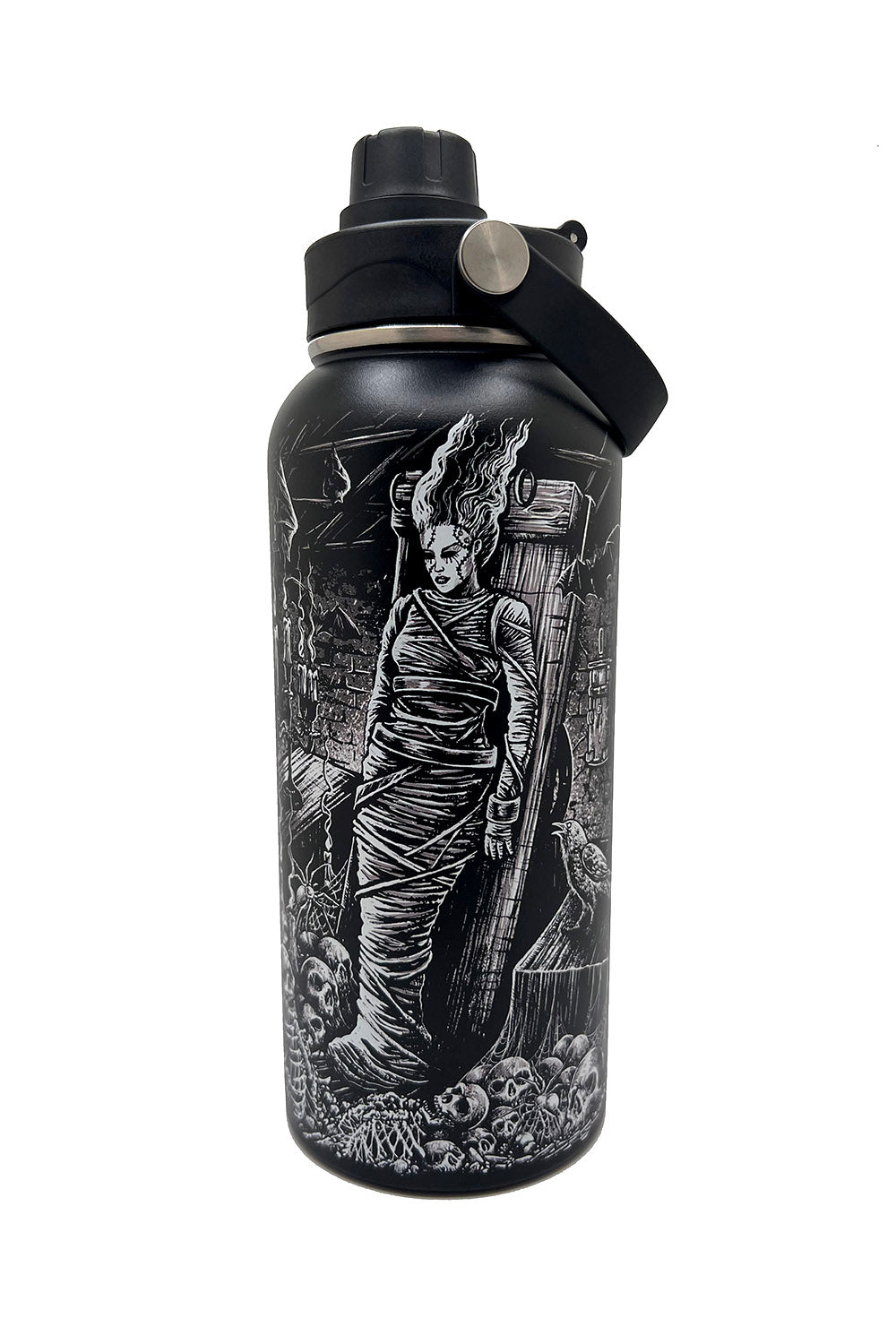 Frankenstein And Bride 32 Oz Water Bottle – VampireFreaks
