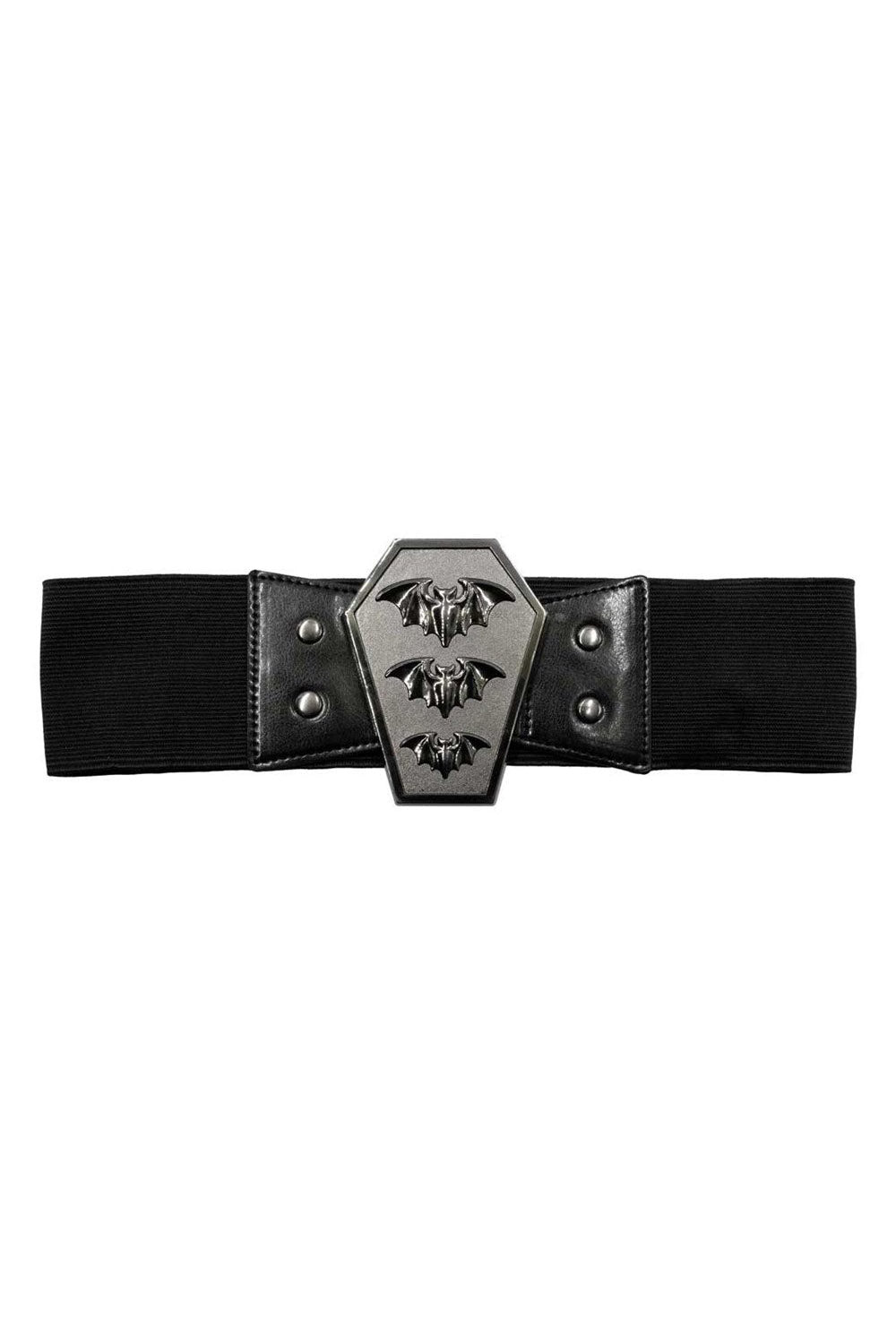 Elastic Waist Belt [Bat Coffin] – VampireFreaks