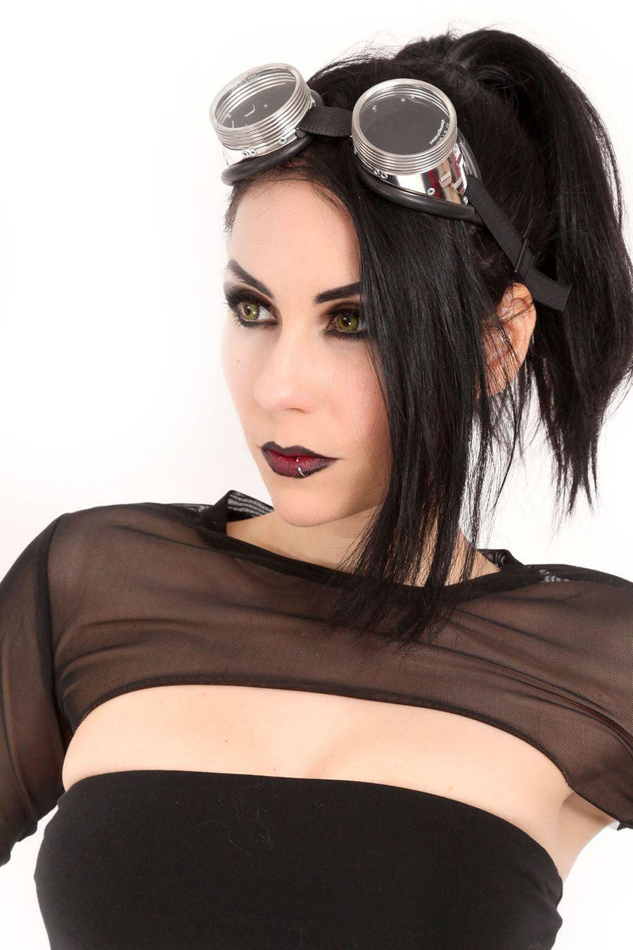 Cyber Steampunk Goggles - Clear Lens – VampireFreaks