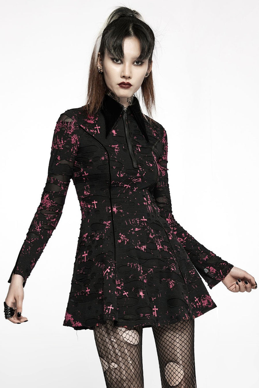 Designer Blood Splattered Dress – VampireFreaks