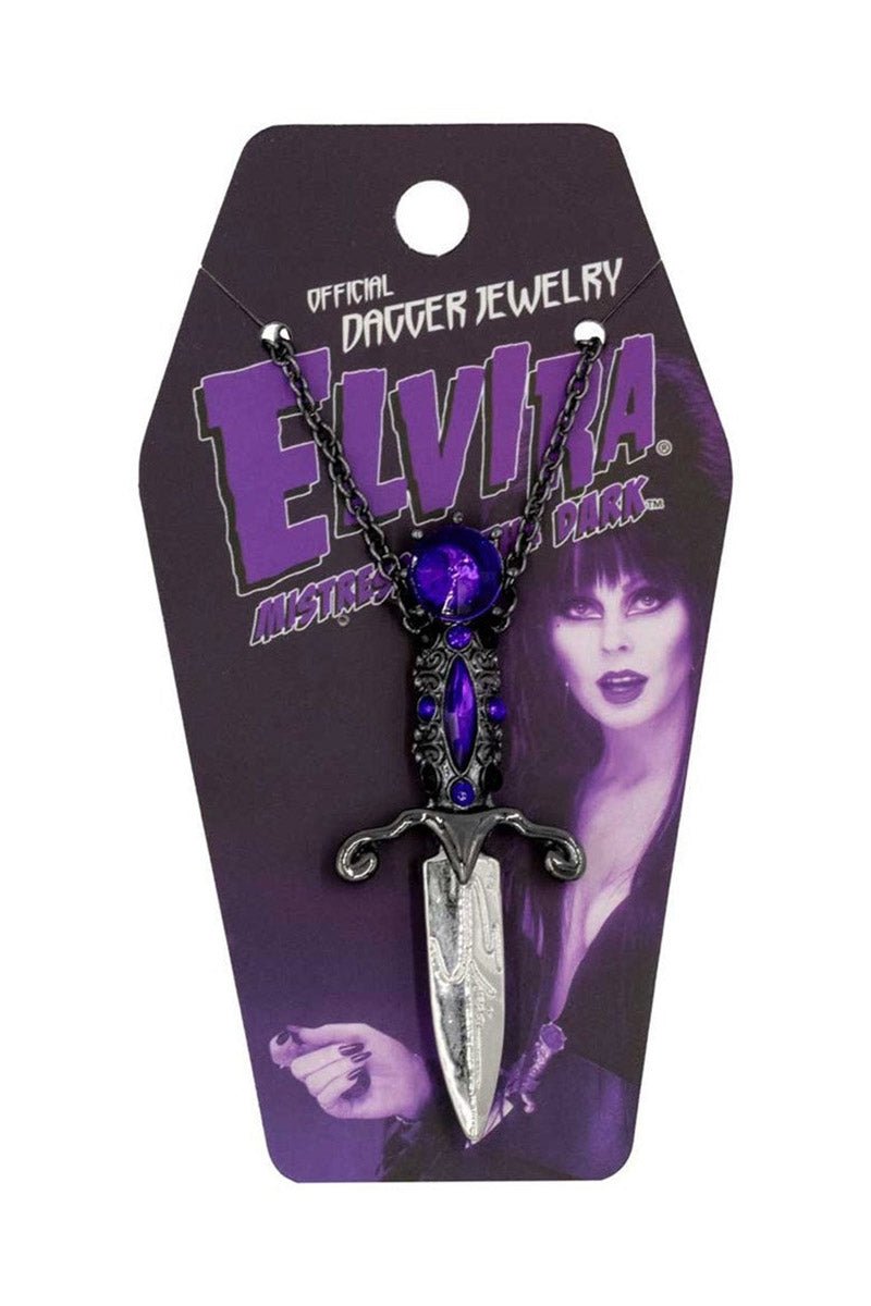 Elvira Dagger Necklace [PURPLE] – VampireFreaks