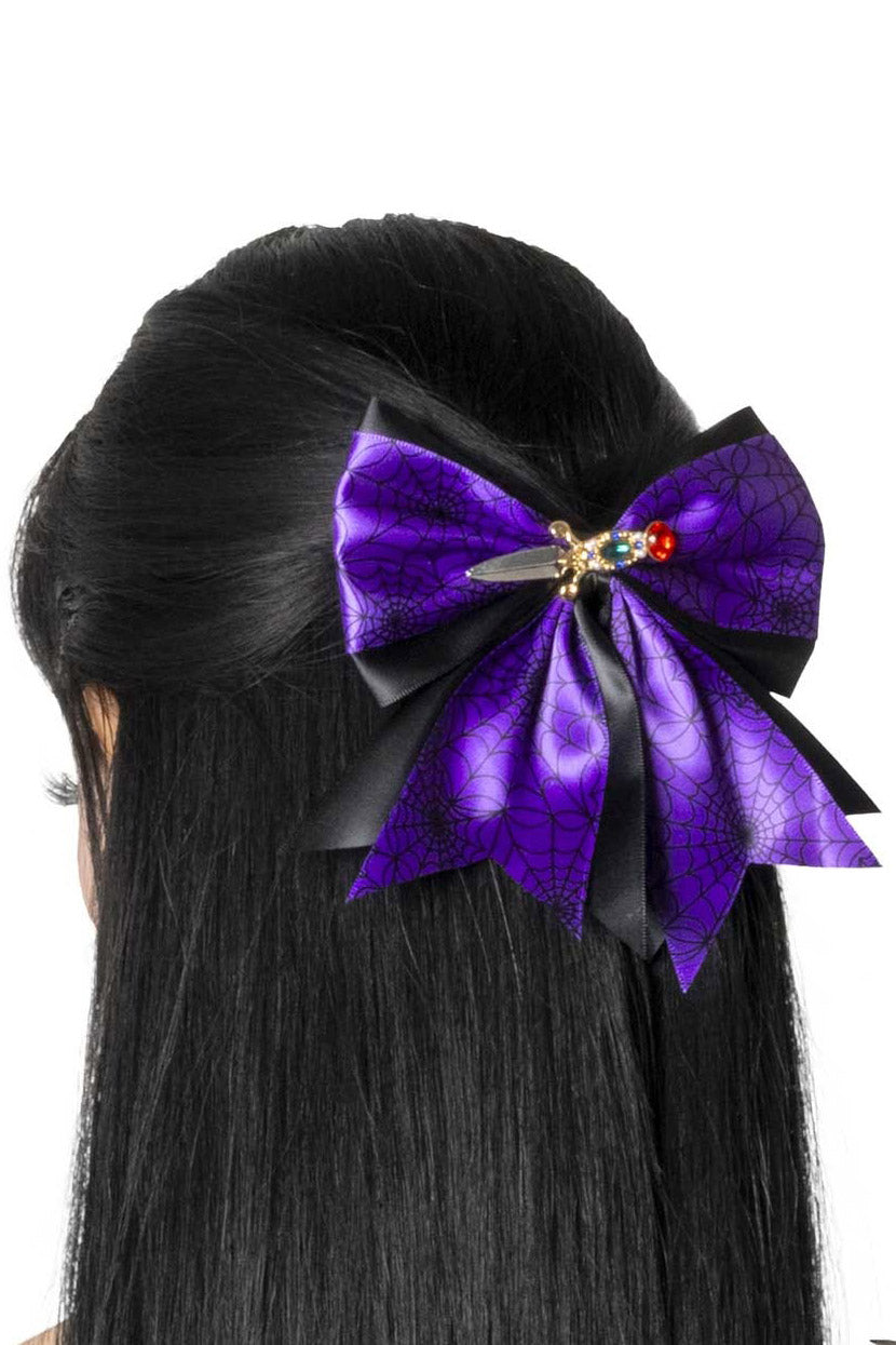 Elvira Dagger Hair Bow – VampireFreaks