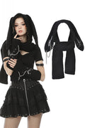 Emo Bunny Hooded Scarf – VampireFreaks