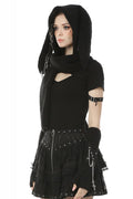 Emo Bunny Hooded Scarf – VampireFreaks