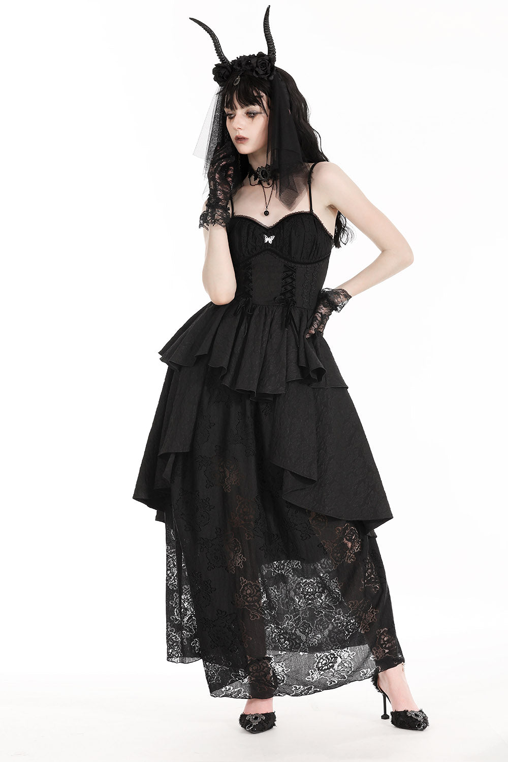 Trad Goth Lace Dress – VampireFreaks
