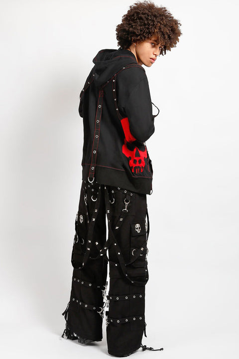 Tripp NYC Skull Stud Pants [BLACK/BLACK] – VampireFreaks