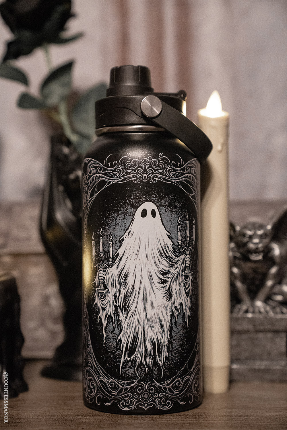 Ghost Haunting 32 Oz Water Bottle – VampireFreaks