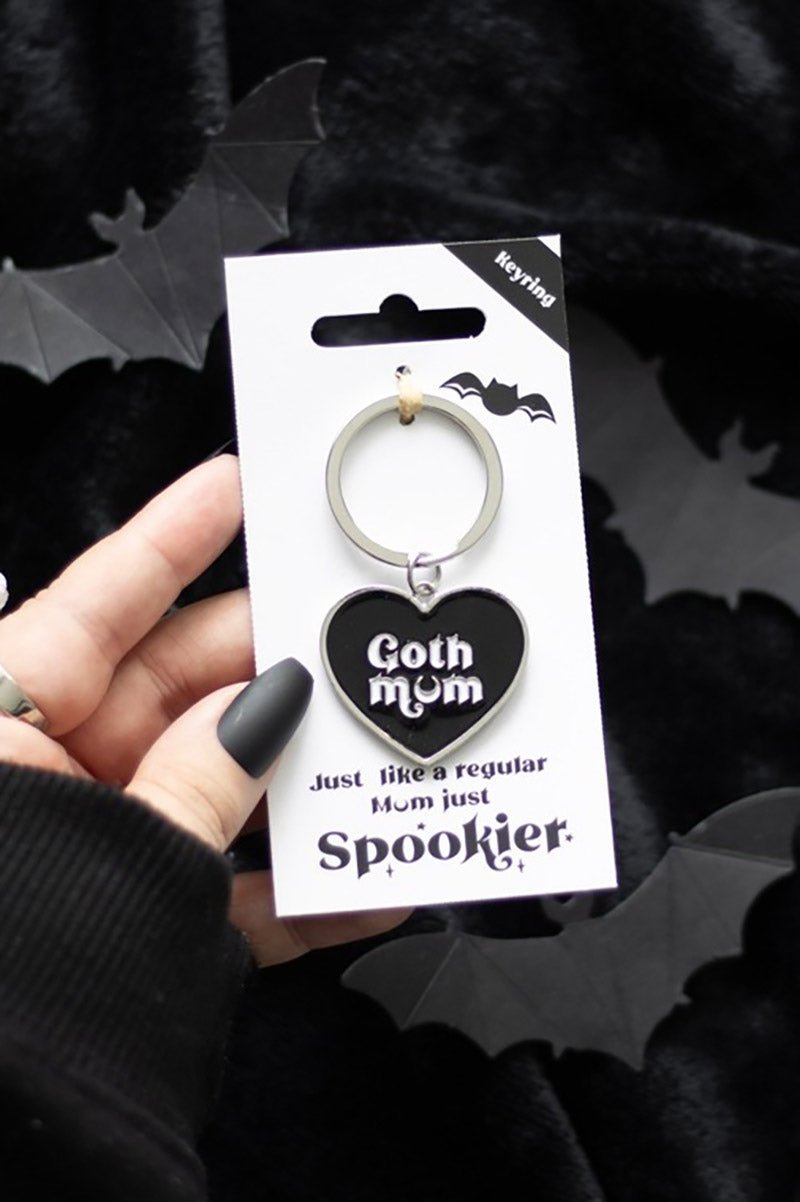 Goth Mum Black Heart Key Ring – VampireFreaks