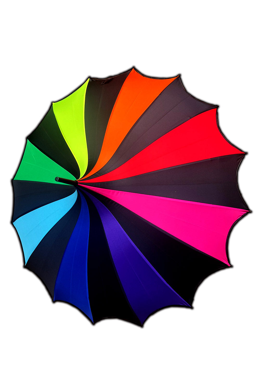 Batwing Pagoda Umbrella [Goth Rainbow] – VampireFreaks