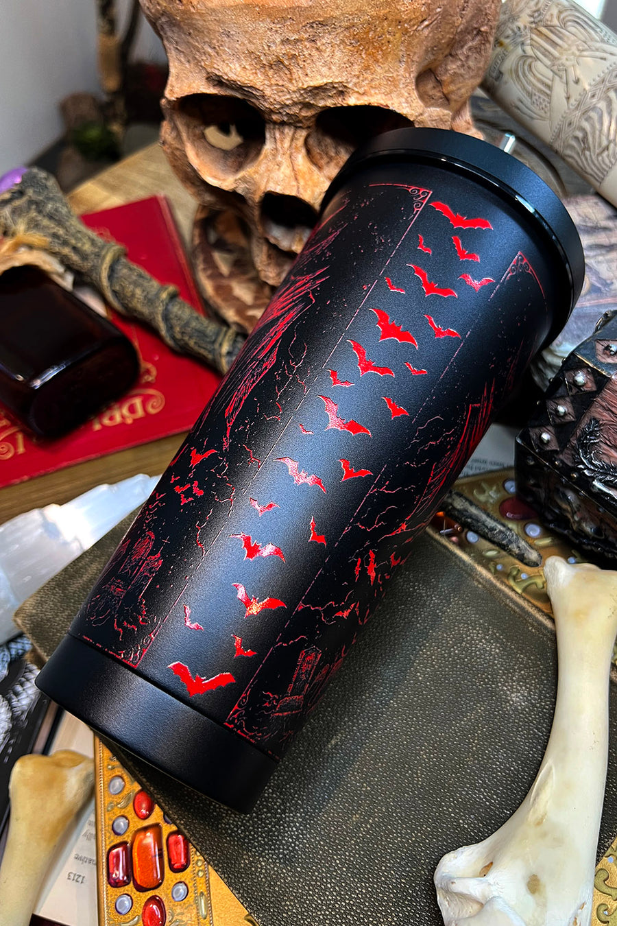 Nosferatu Cold Brew Tumbler with Straw – VampireFreaks