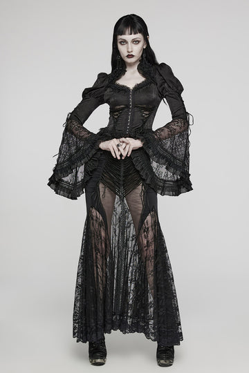 The Black Pearl Pirate Goth Top – VampireFreaks