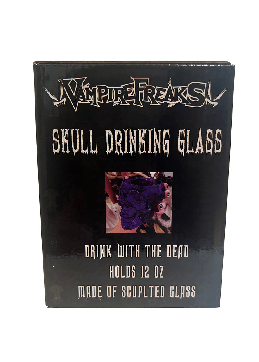 Skull Drinking Glass [Deep Purple] – VampireFreaks