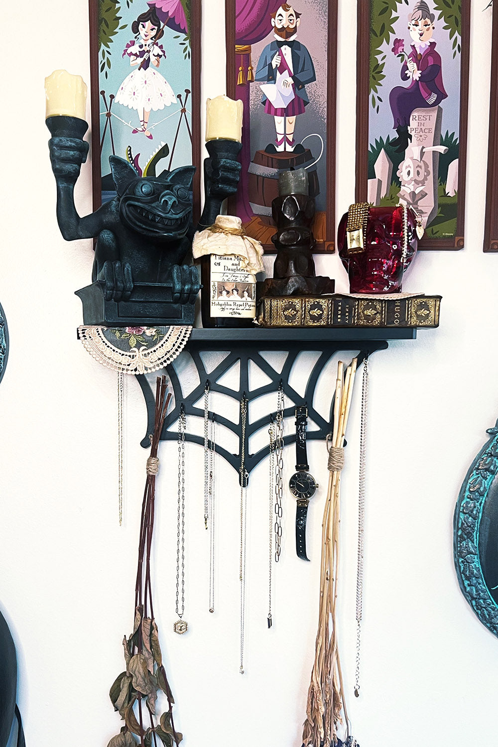 Spiderweb Jewelry Display Shelf – VampireFreaks