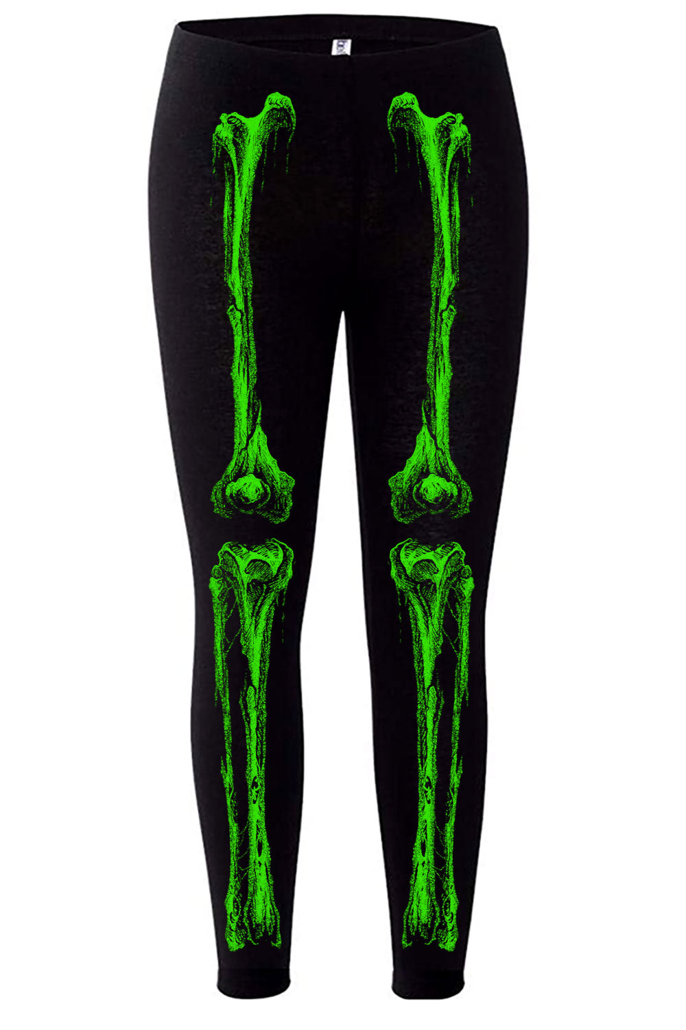 Skeleton Leggings [Monster Green] – VampireFreaks