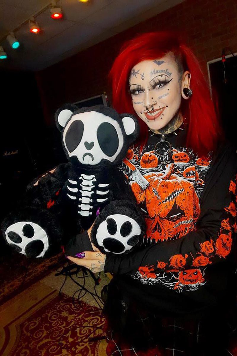 Grumpy Bones Bear Plush Toy – VampireFreaks