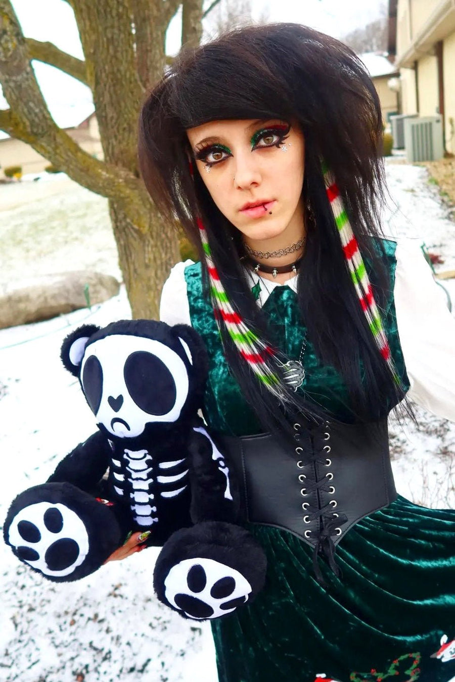 Grumpy Bones Bear Plush Toy – VampireFreaks