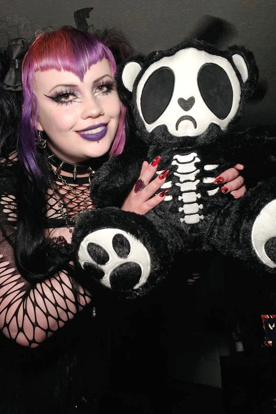 Grumpy Bones Bear Plush Toy – VampireFreaks