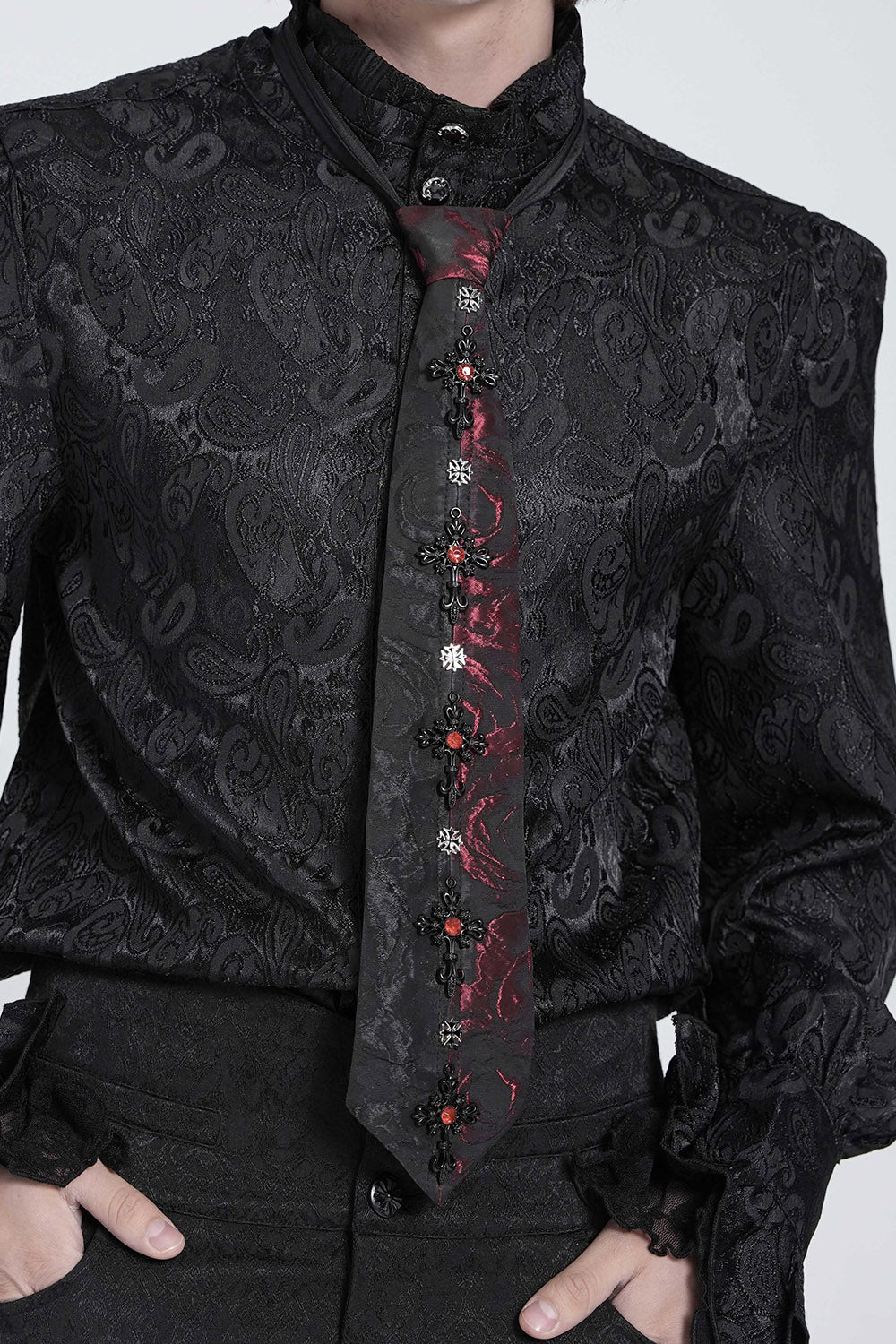 Vampire Manor Gothic Cross Necktie – VampireFreaks