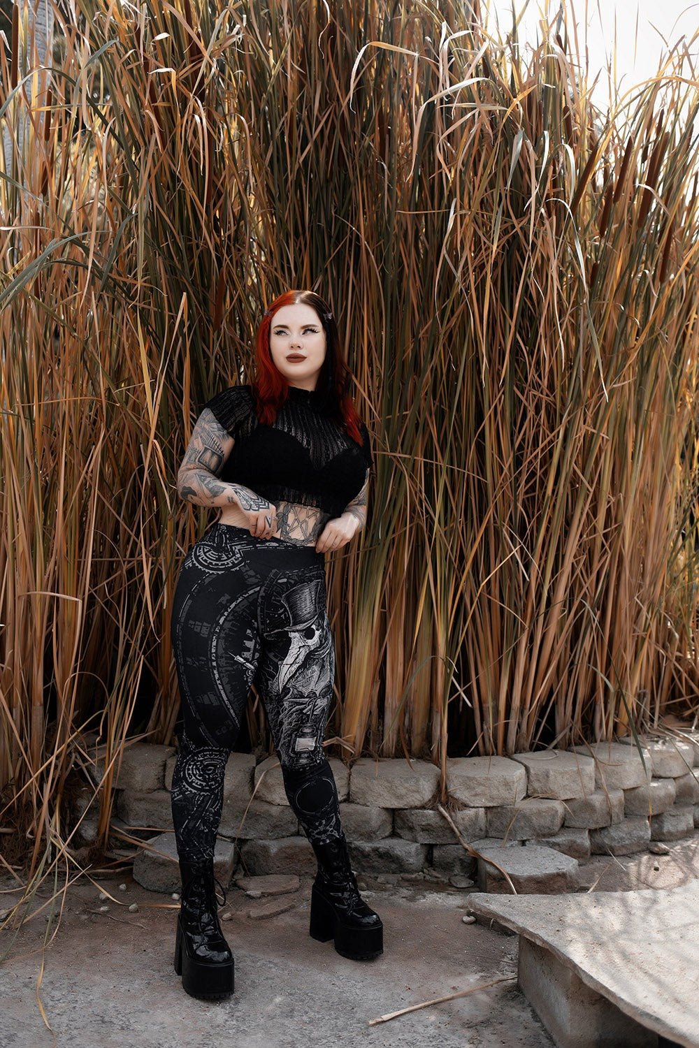 Heavy Metal Plague Doctor Leggings – VampireFreaks