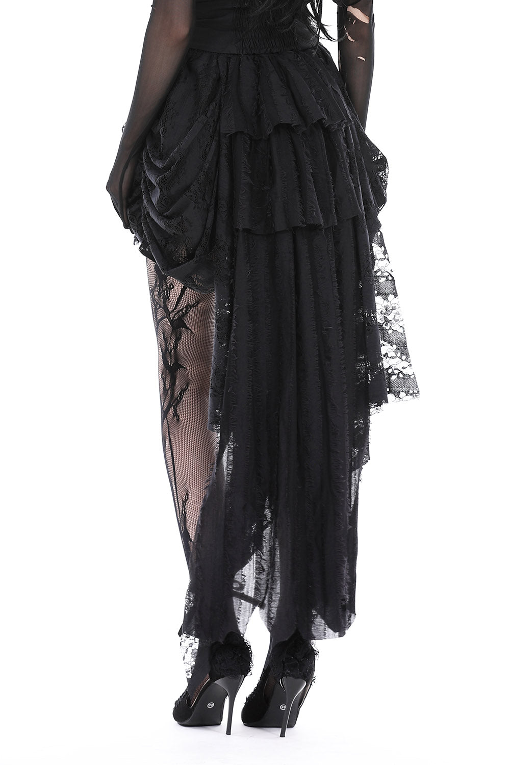 High Priestess High Low Skirt with Back Train – VampireFreaks
