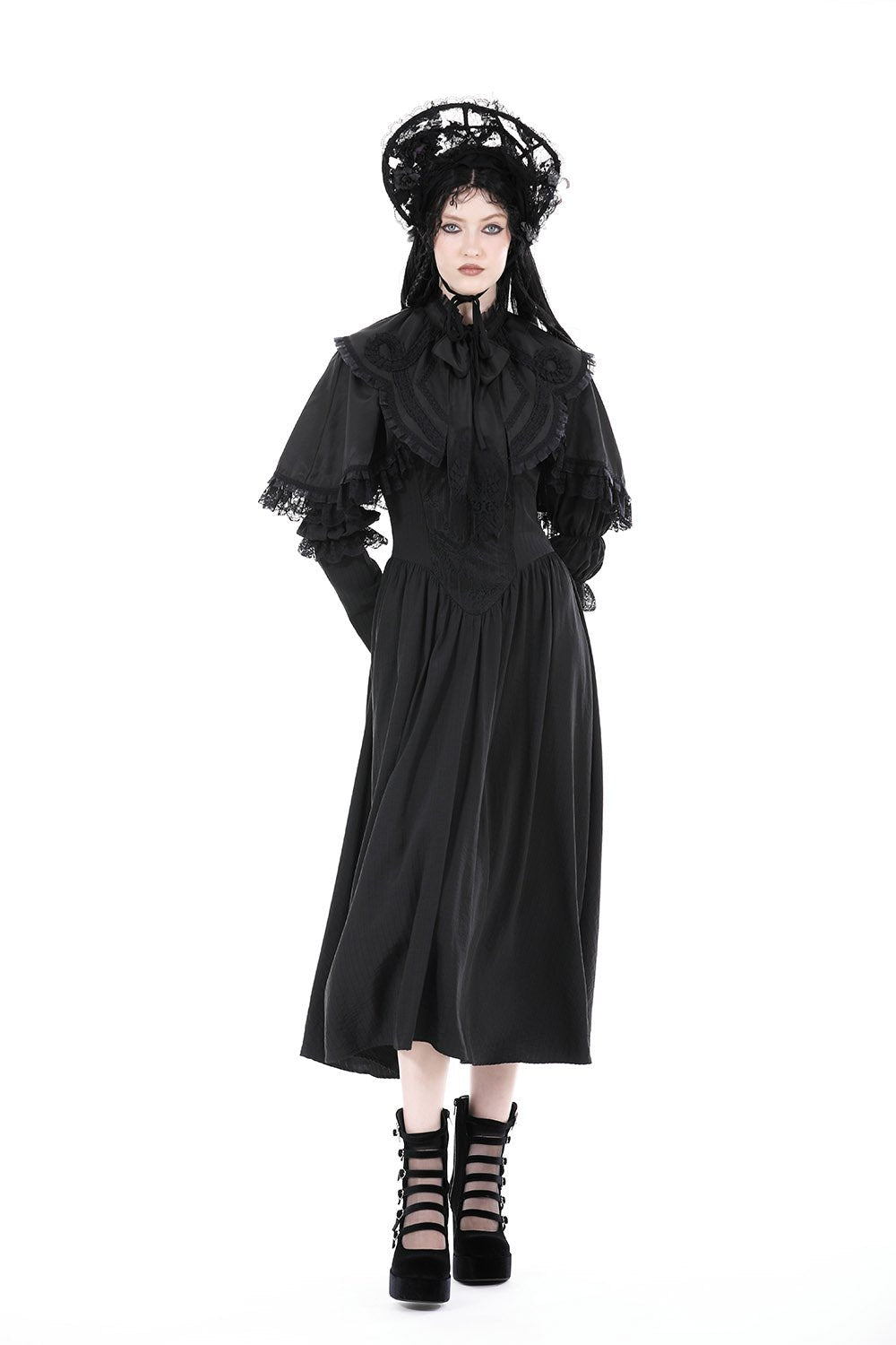 In Mourning Vintage Goth Cape – VampireFreaks