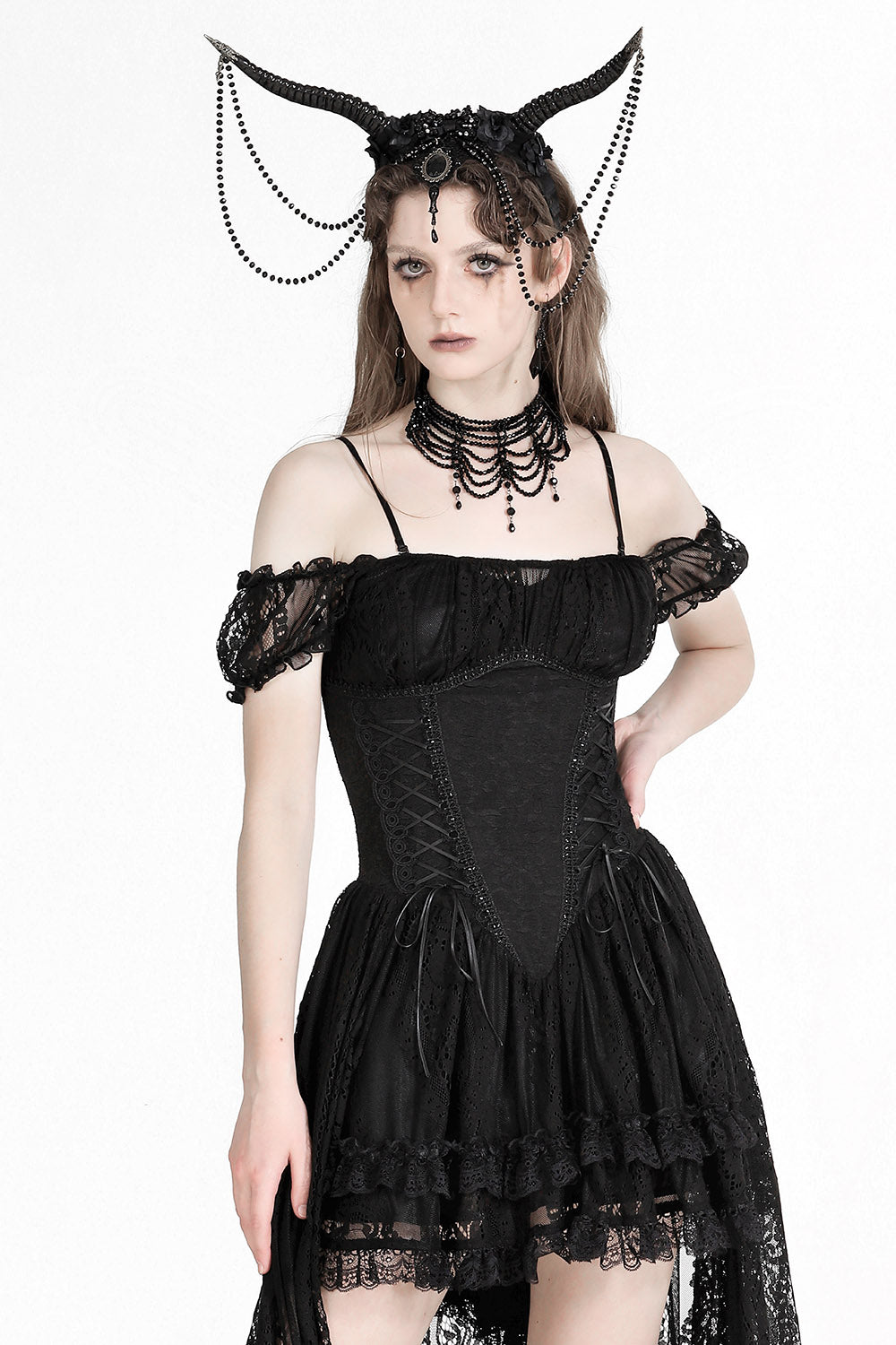 Nordic Witch Gothic Horned Headband – VampireFreaks