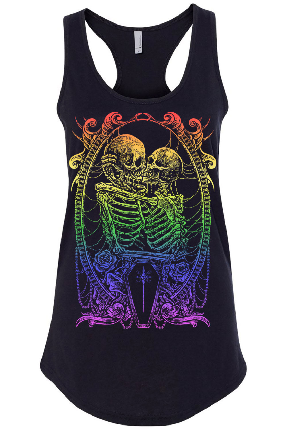 Pride Skeleton Love T-shirt [RAINBOW] – VampireFreaks