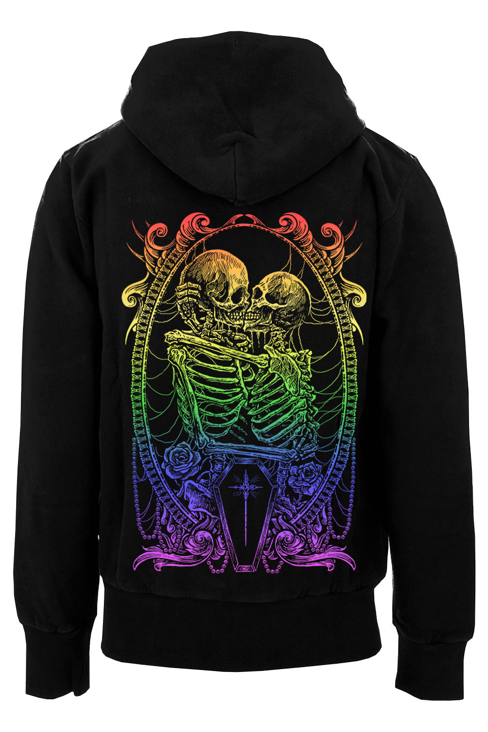 Pride Skeleton Love Hoodie [RAINBOW] – VampireFreaks