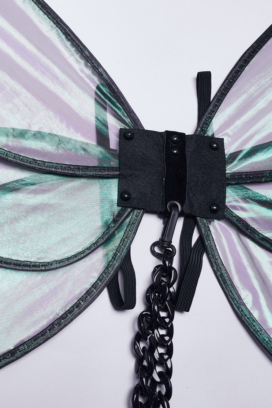Cyberpunk Chain & Choker Fairy Wings Harness – VampireFreaks