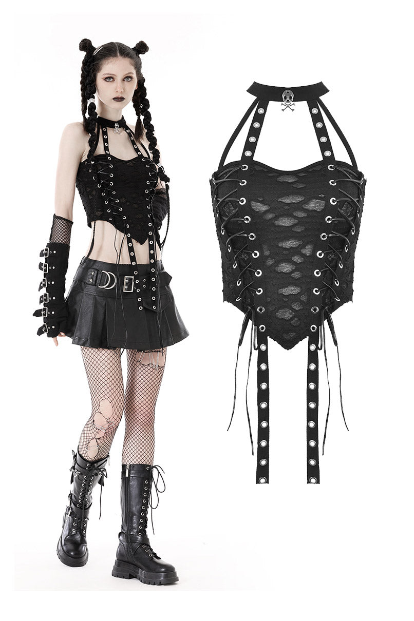 Skull Hunter Halter Top – VampireFreaks
