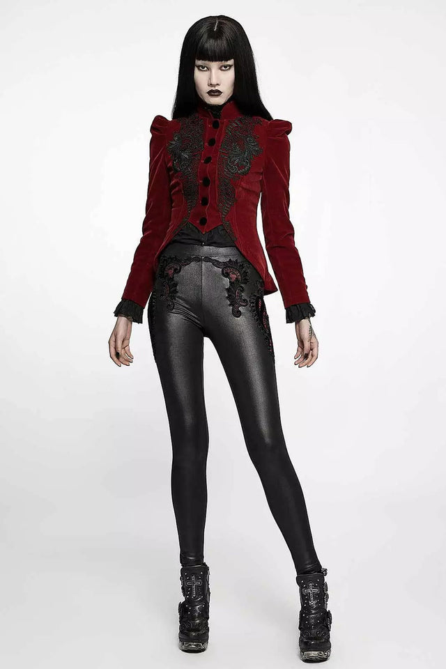 Red Death Victorian Goth Cropped Coat – VampireFreaks