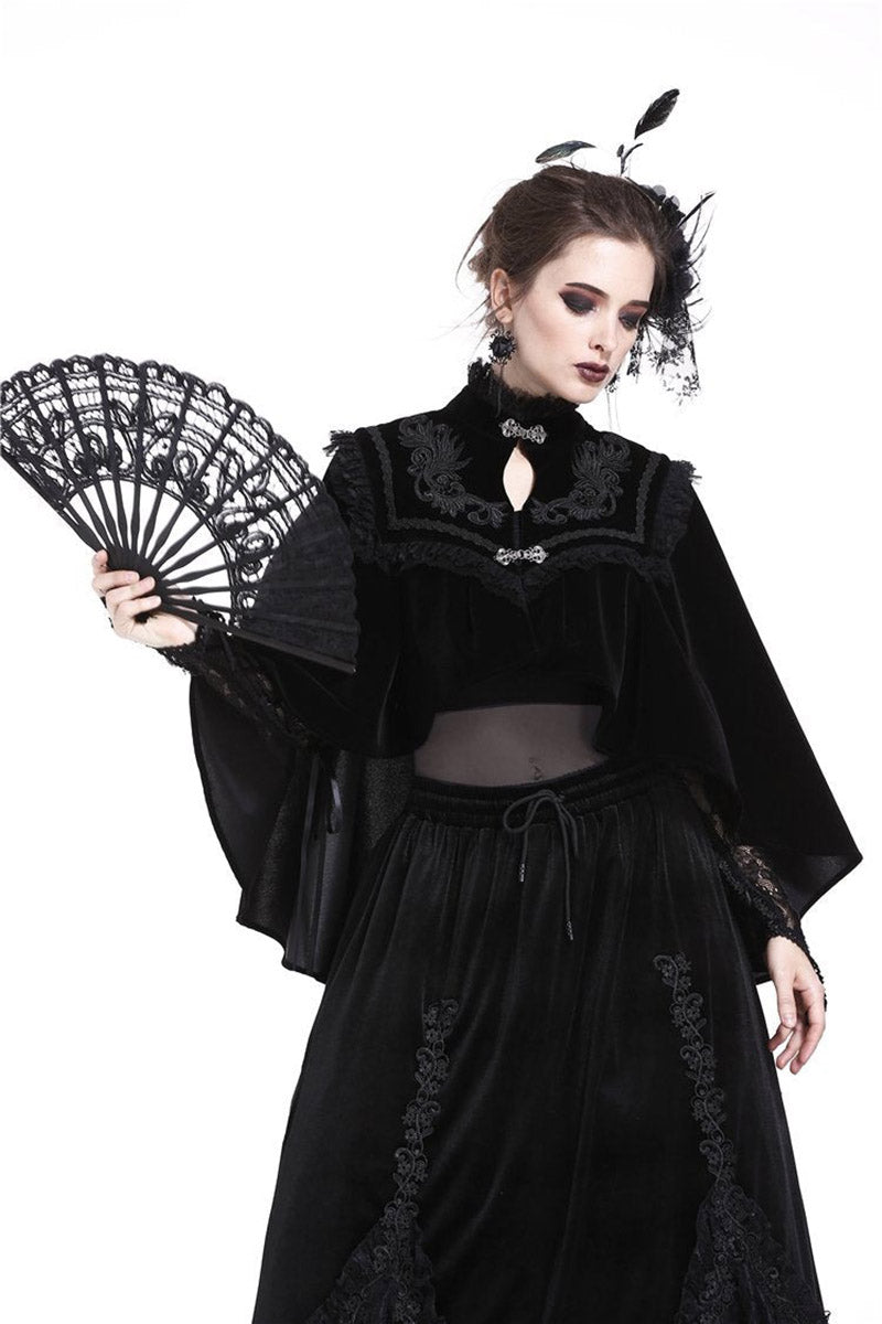 Snow Fright Embroidered Goth Cape – VampireFreaks