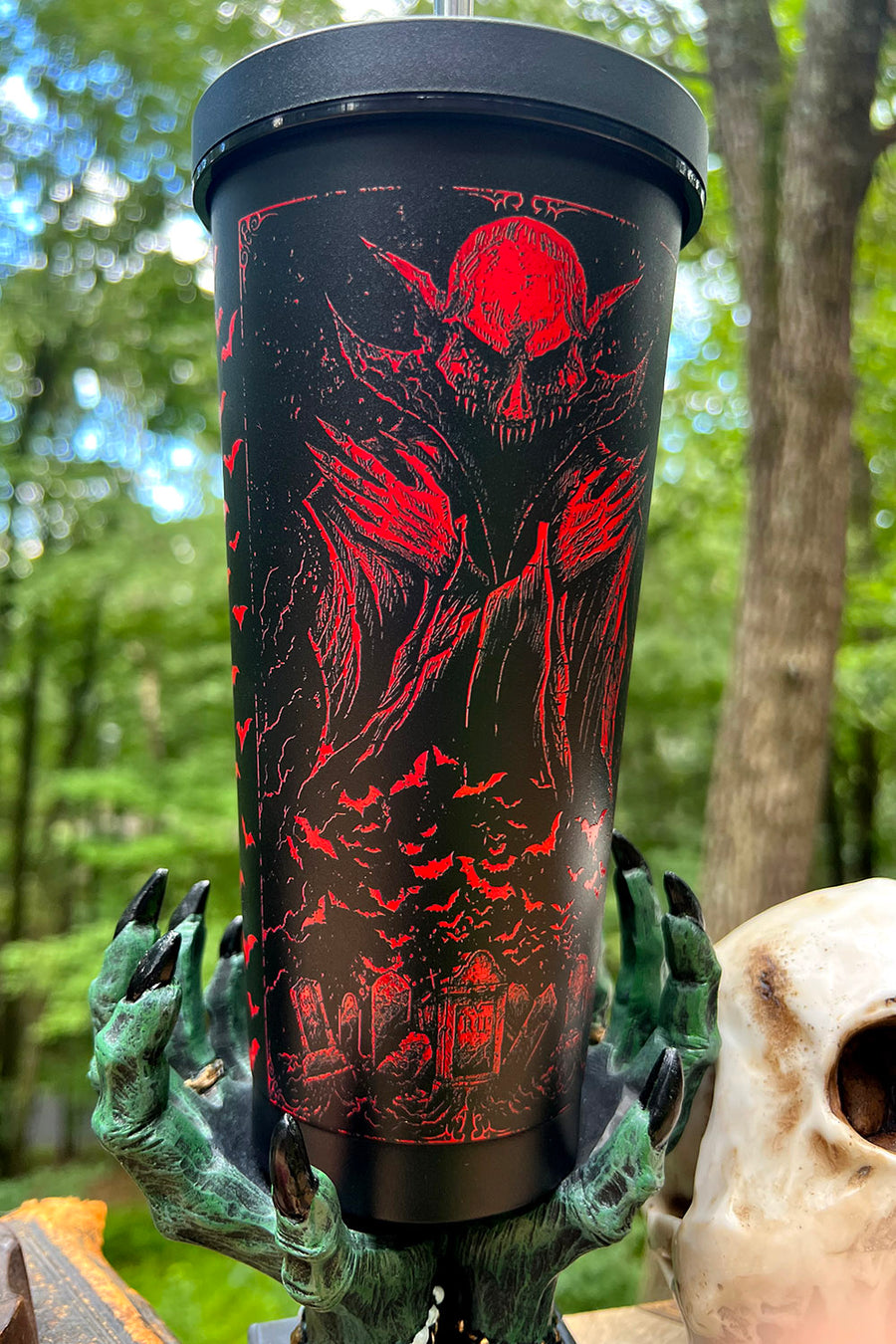 Nosferatu Cold Brew Tumbler with Straw – VampireFreaks