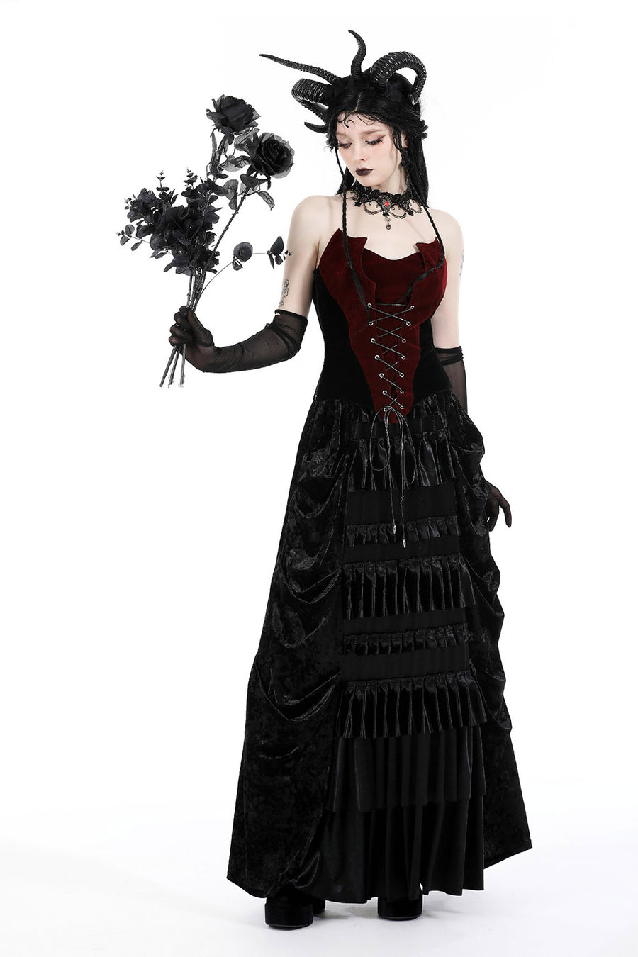 Romantic Goth Velvet Corset Top – VampireFreaks
