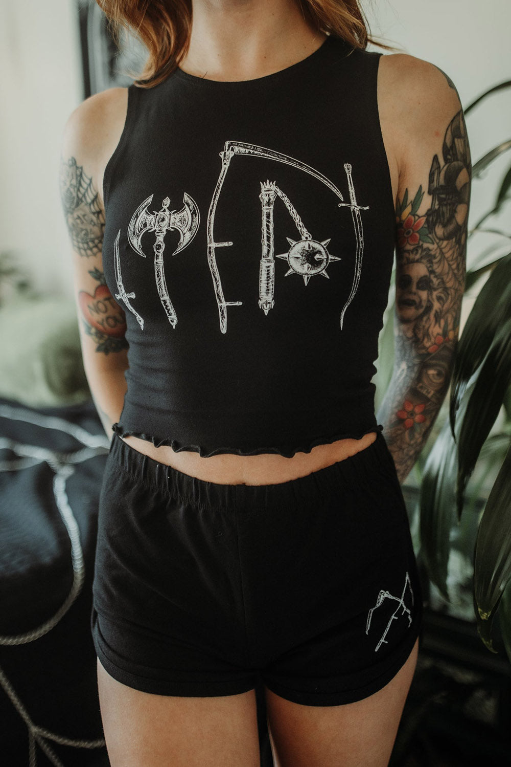 Van Helsing Crop Top Vampirefreaks