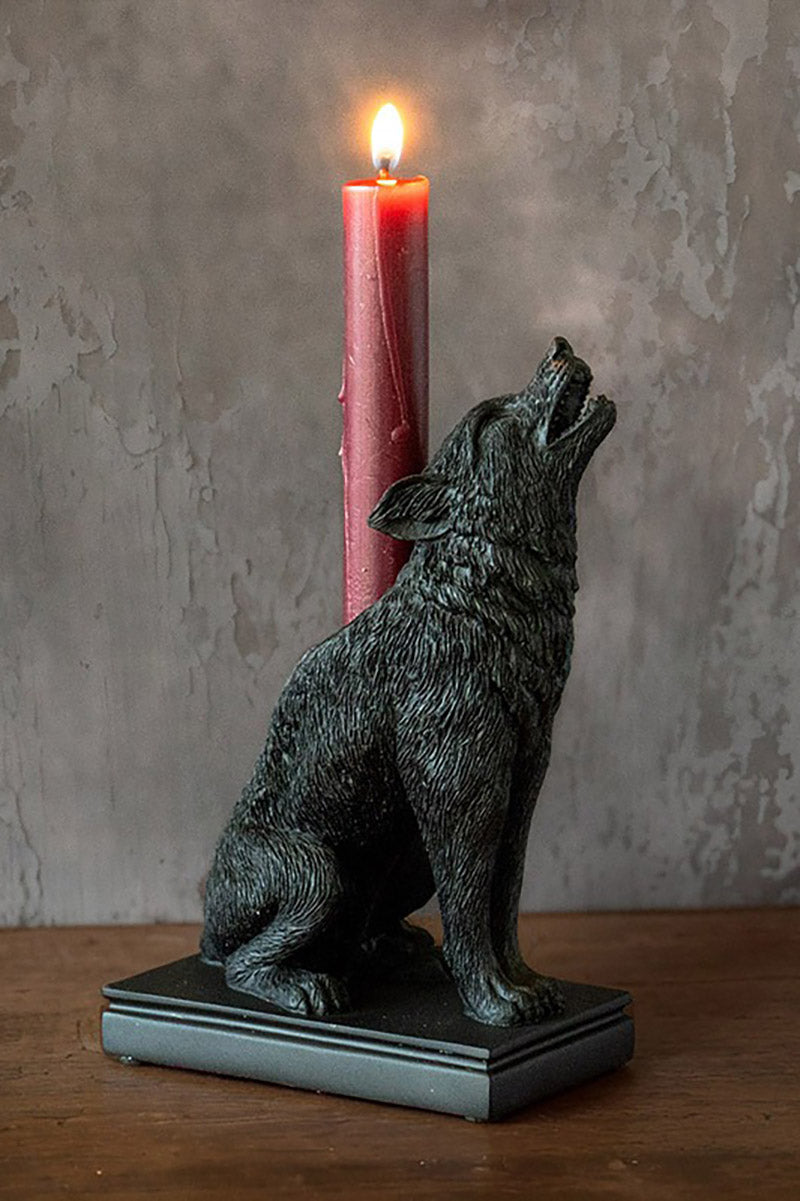 Ulula Noctis Wolf Candle Holder – VampireFreaks