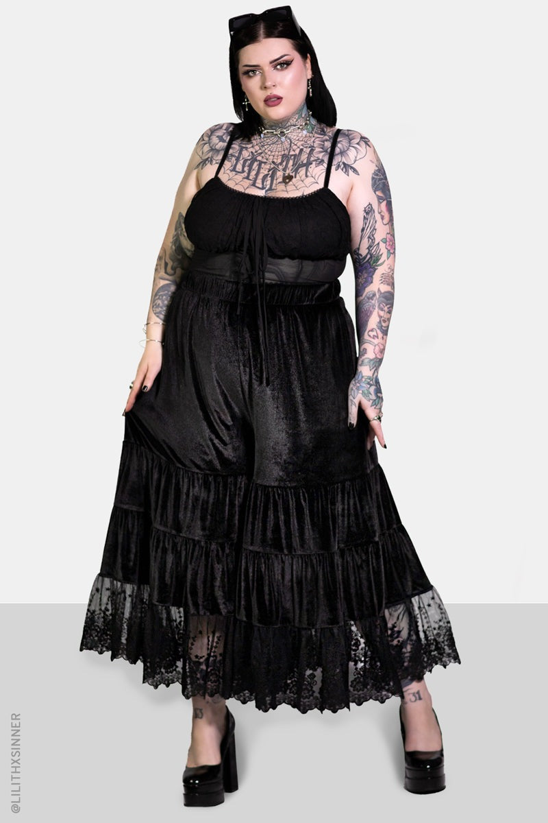 Obsidian Oracle Bloomer Pants [Black] – VampireFreaks