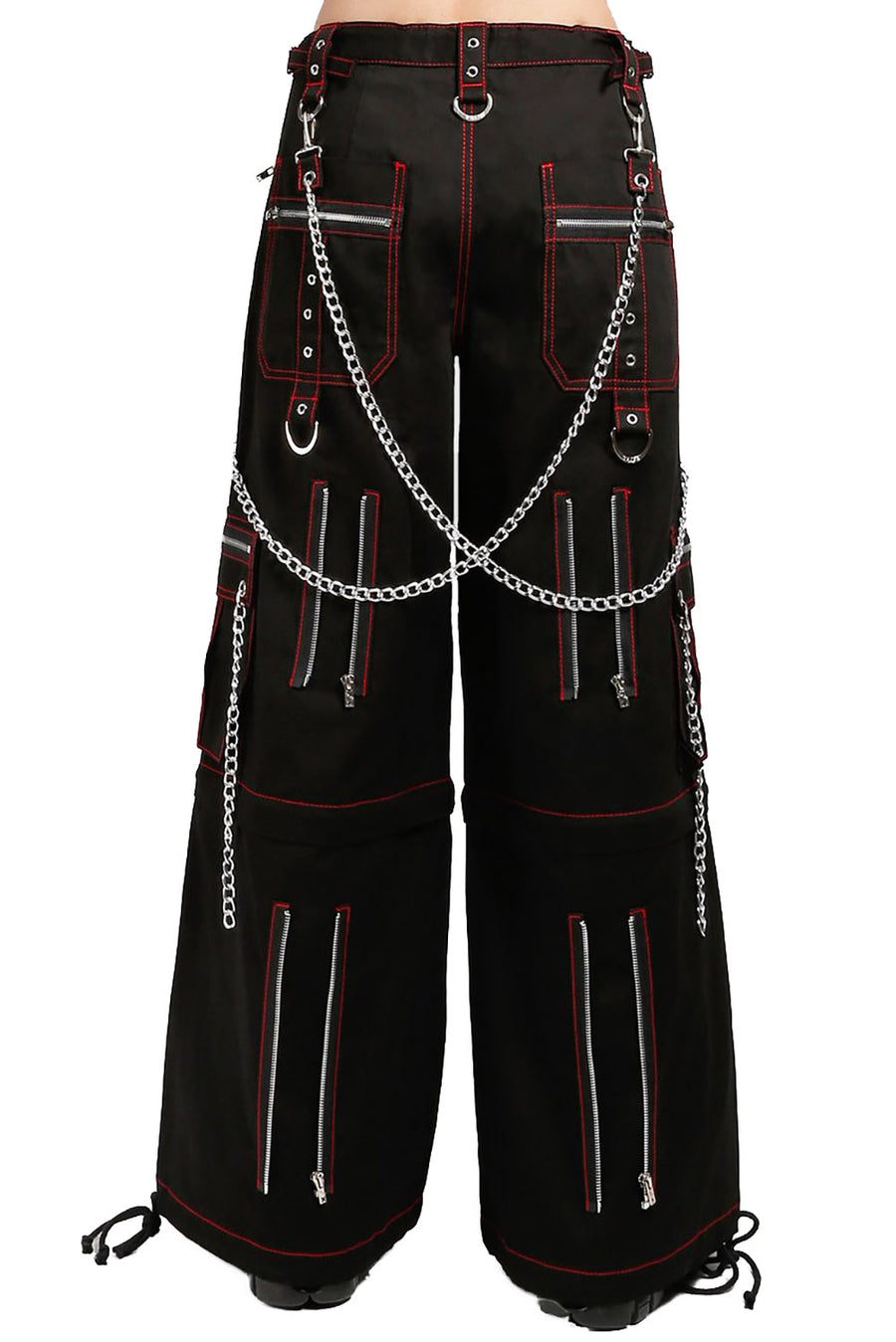 Tripp Chain To Chain Pants [Black/Red] – VampireFreaks