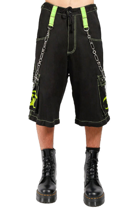 Tripp Biohazard Zip Off Pants [BLACK/LIME] – VampireFreaks